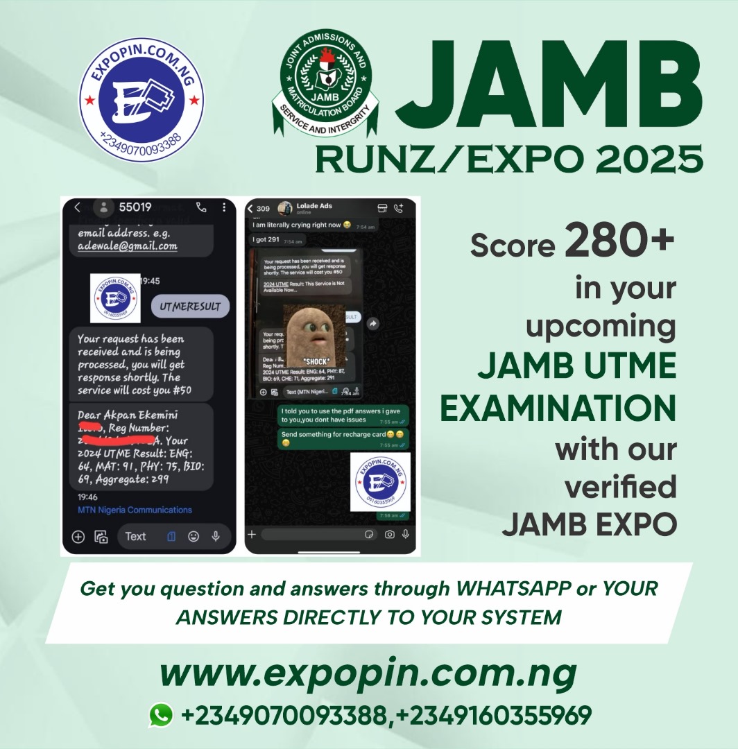 JAMB RUNZ 2025 | JAMB RUNZ|JAMB QUESTIONS AND ANSWERS | JAMB CBT RUNZ ...
